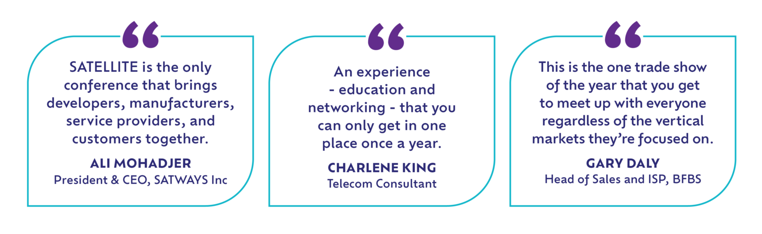 Why Attend - SATShow '25